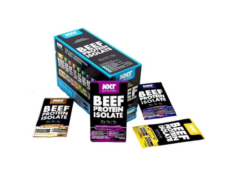 NXT Beef Protein Isolate Sample Box (20 sachets) – Pitstop Nutrition