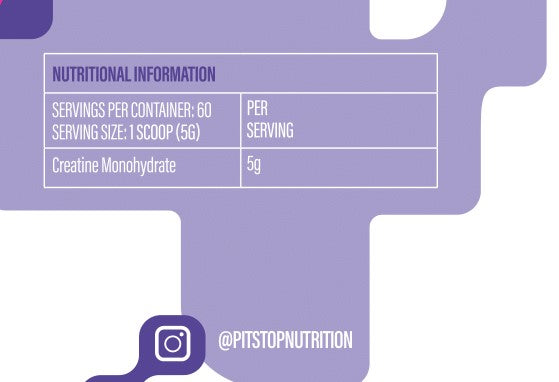 Pitstop+ Creatine Monohydrate – Pitstop Nutrition