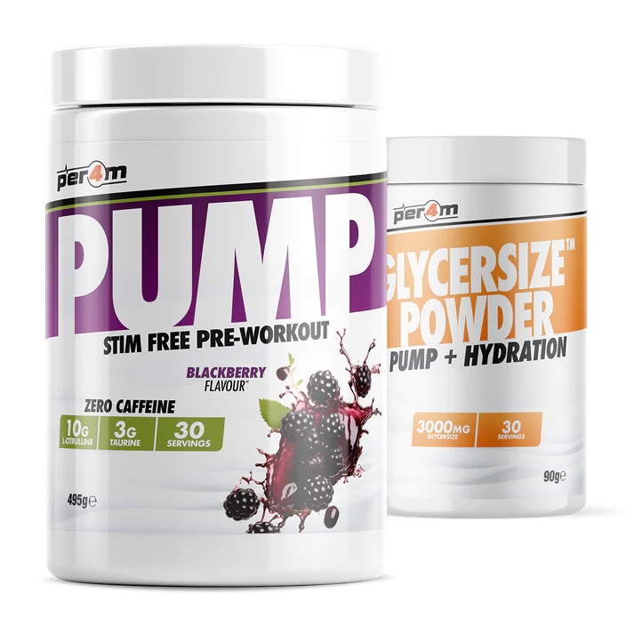 Per4m Pump Stim Free Pre Workout with Glycersize™ – Pitstop Nutrition