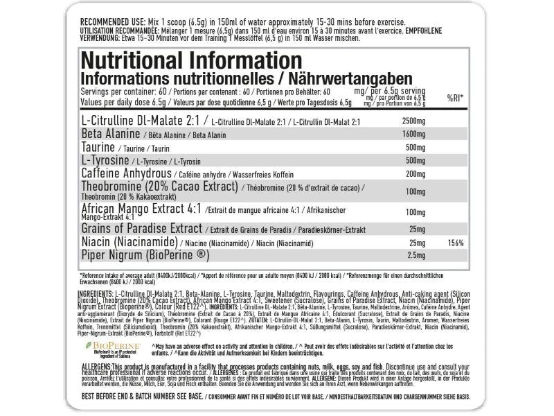 Per4m Energy Pre Workout – Pitstop Nutrition