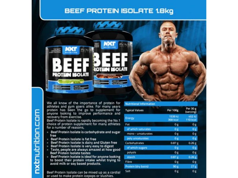 NXT Beef Protein Isolate - 1.8kg – Pitstop Nutrition